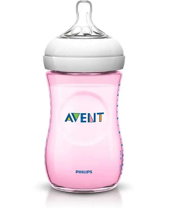 Avent Flašica Natural 260ml roza
