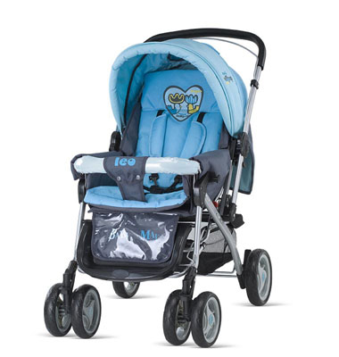 Chipolino Baby Max kolica Leo blue bee
