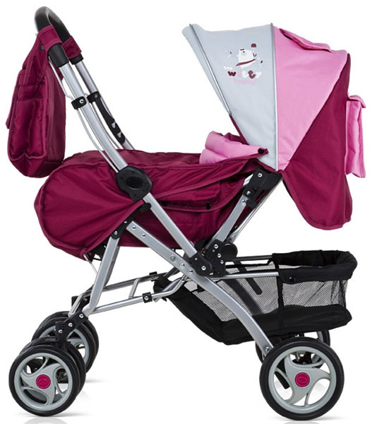 Chipolino Baby Max kolica Leo raspberry