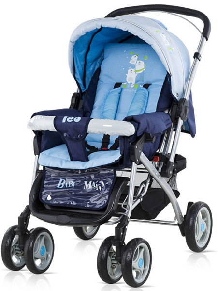 Chipolino Baby Max kolica Leo navy