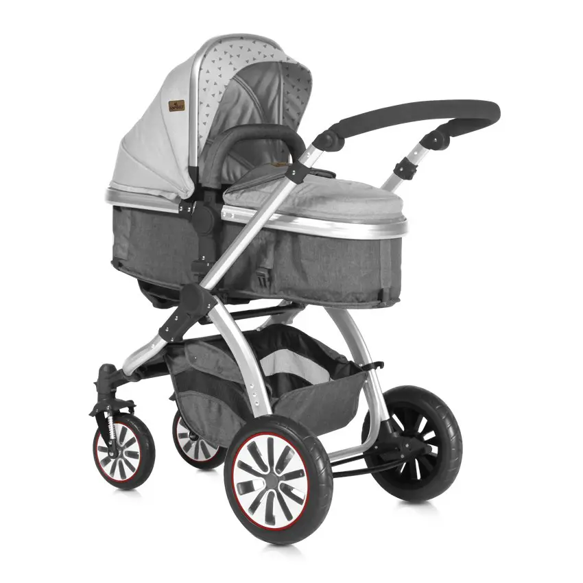 LORELLI Kolica za bebe AURORA set Grey Travelling