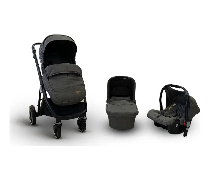 BBO Kolica za bebe 3u1 URBAN LIFE Dark Grey T900DGREY