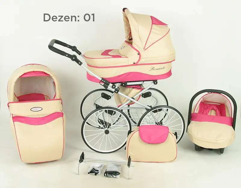 Kunert Kolica za bebe Romantic Set 3u1 01