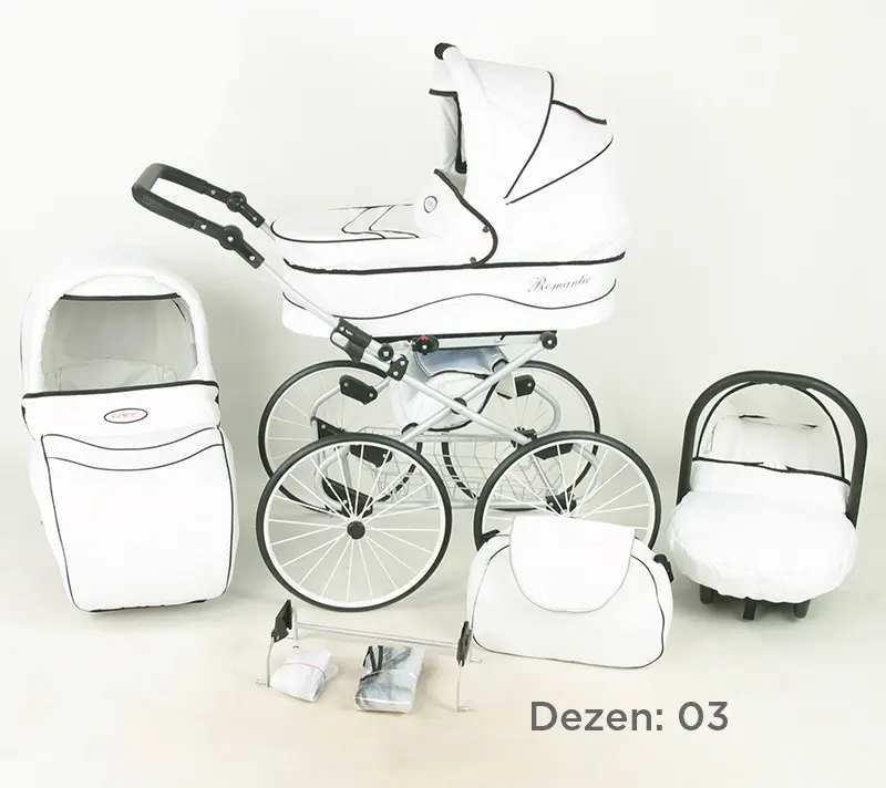 Kunert Kolica za bebe Romantic Set 3u1 03