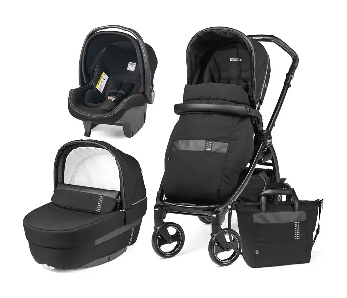 PEG PEREGO Kolica za bebe Set Modular BOOK ELITE SL Rock Black P3535