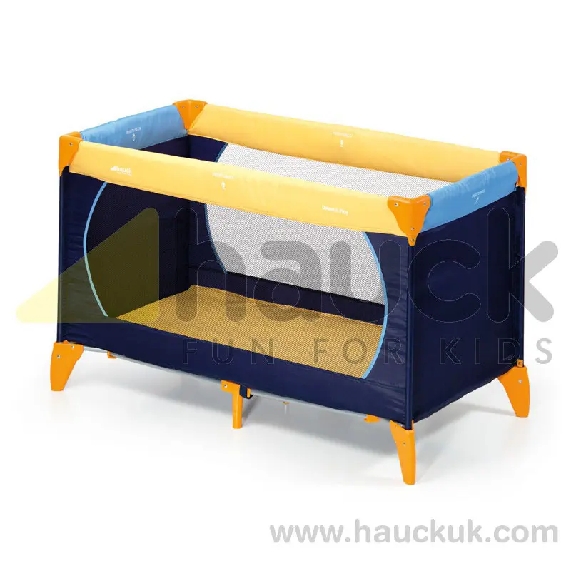 Hauck prenosivi krevetac Dream n Play yellow/blue/navy 5010031