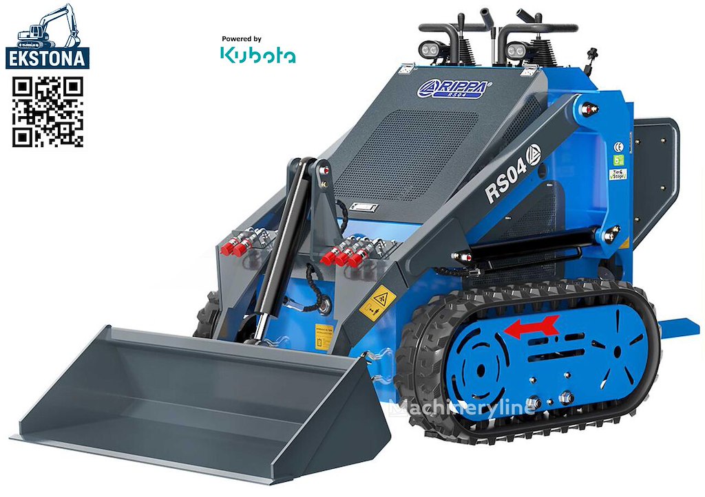 Novi Rippa RS04 Kubota mini utovarivač guseničar