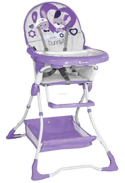 Bertoni Visoka stolica za bebe Bravo Violet Bunnies 10100061405