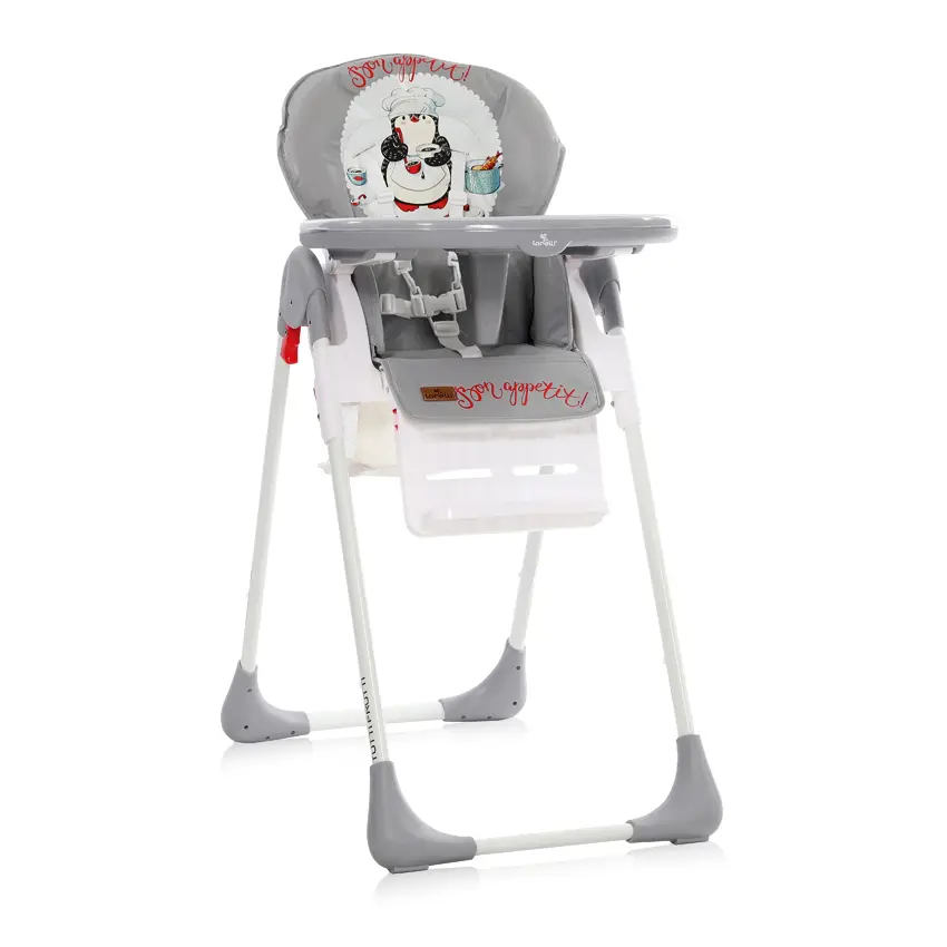 LORELLI Stolica za hranjenje Hranilica TUTTI FRUTTI Grey Penguin 10100262036