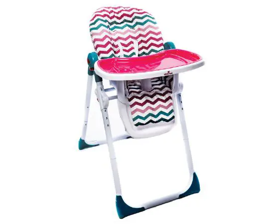 KIKKA BOO Stolica za hranjenje ZIG-ZAG Colours