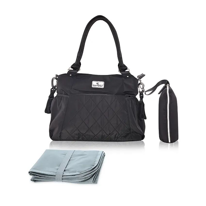 Torba za mame Kristin black Lorelli 10040270002