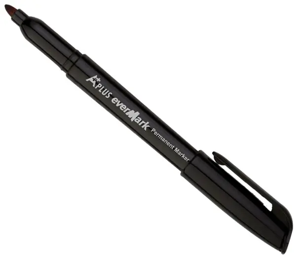 Permanent marker tanji PY100200 obli vrh 2mm crna 12 komada 08MB10B