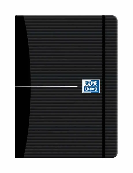 Sveska Oxford Office Signature for men A5 kvadratići 06XO751 Smart Black