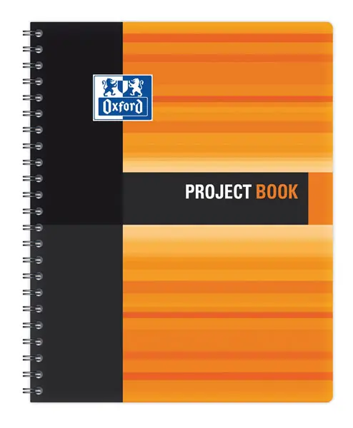 Sveska Oxford Student Project book 233x298mm kvadratići 06XS4 Orange