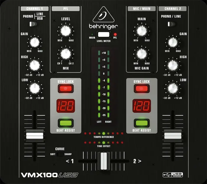 Mikseta Behringer Pro Mixer VMX100USB