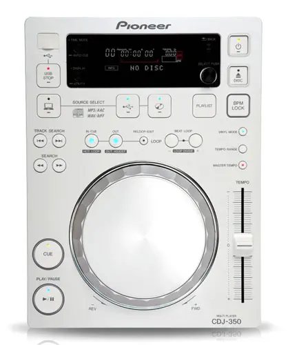 Pioneer DJ deck CDJ-350W