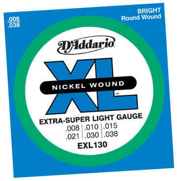 D Addario Set žica za električnu gitaru Extra Super Light 8-38 EXL 130