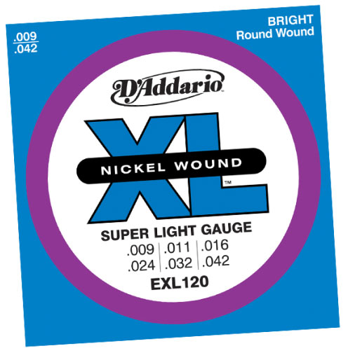 D Addario Set žica za električnu gitaru XL Super Lite 09-42 EXL 120
