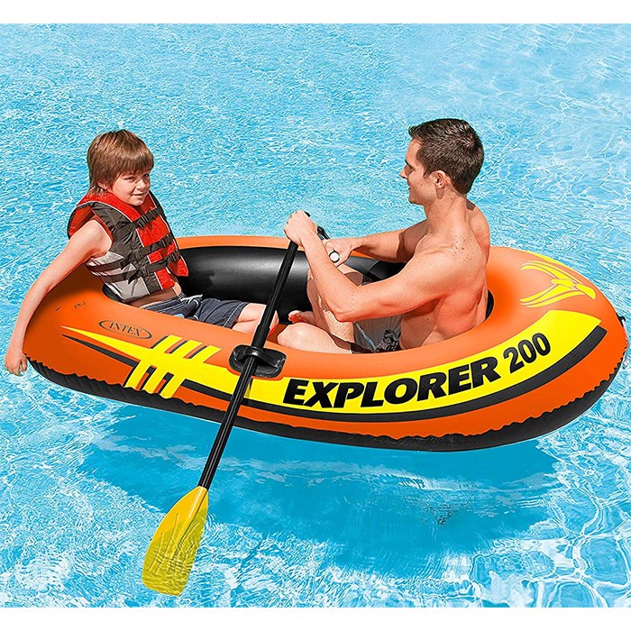 Intex čamac Explorer 200 Set sa veslima i pumpom