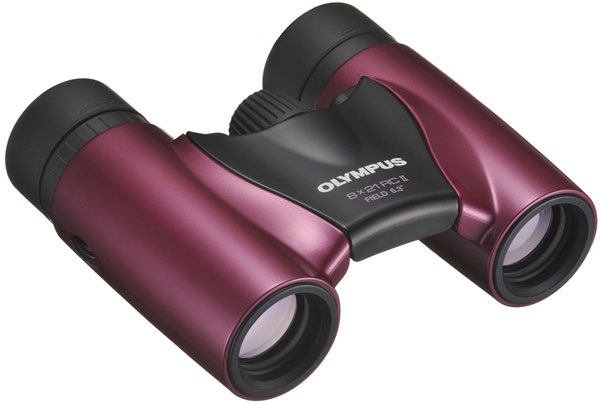Olympus dvogled 8x21 RC II Magenta