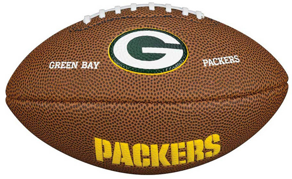 Wilson mini lopta za američki fudbal NFL Mini Green Bay Packers WTF1533XBGB
