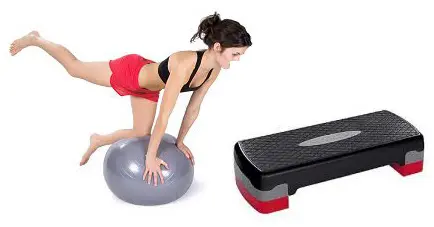 Aerobik komplet step i pilates lopta