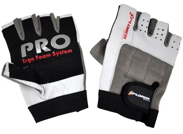Fitnes rukavice Xplorer pro koža L 06634
