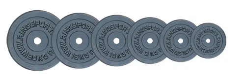 Tegovi 2x5kg crni standardni liveni - RX PLO1-5