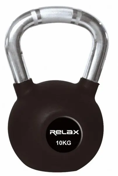Kettlebel liveni 10kg hrom RX KETT-10HR