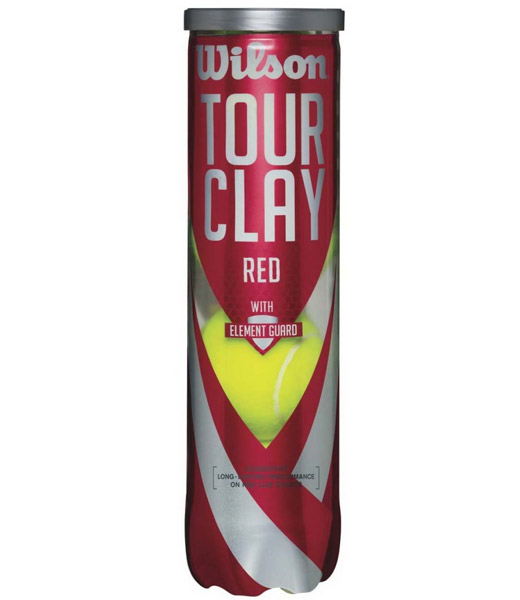 Loptice za tenis Wilson Tour Clay Red WRT110800