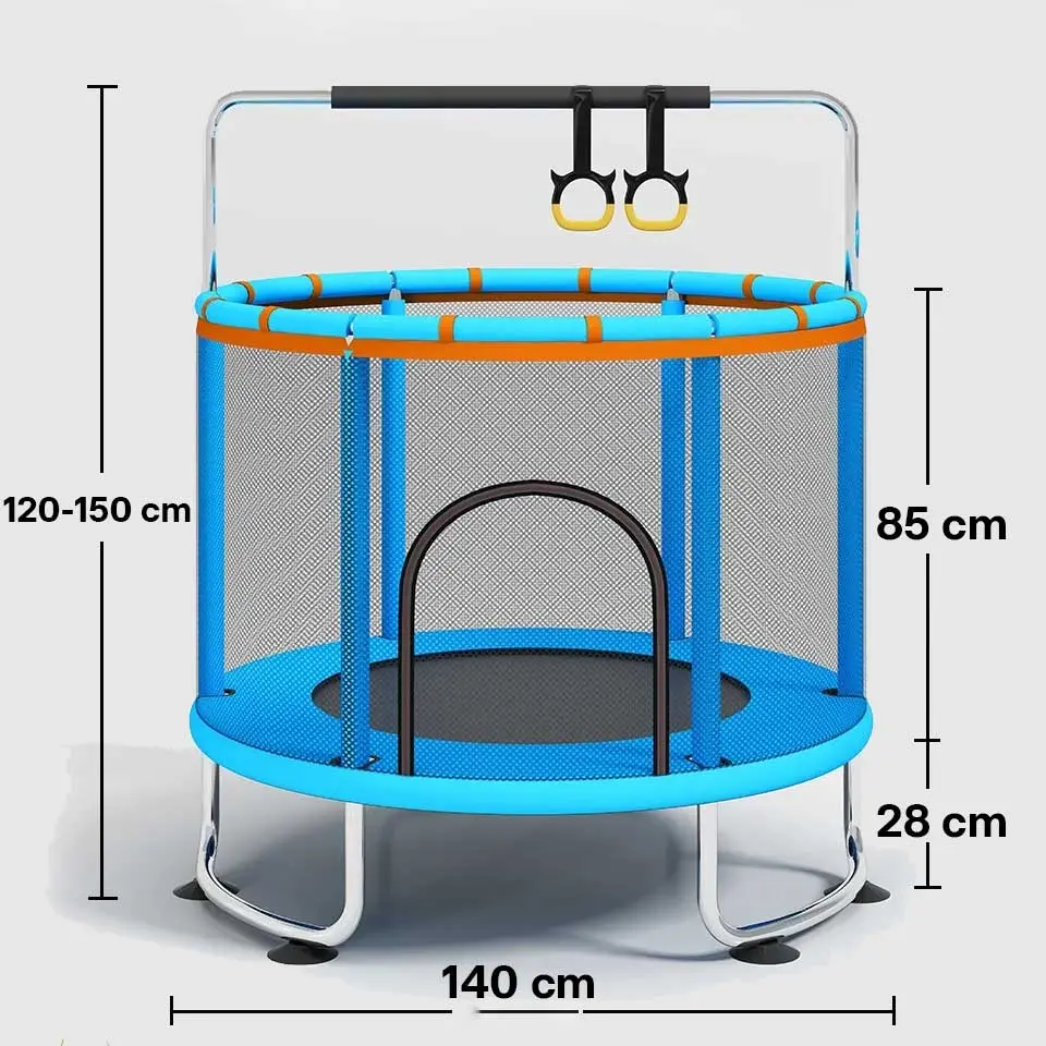 Play Time Dečija Trambolina Sa Zaštitnom Mrežom i Poprečnim Nosačem