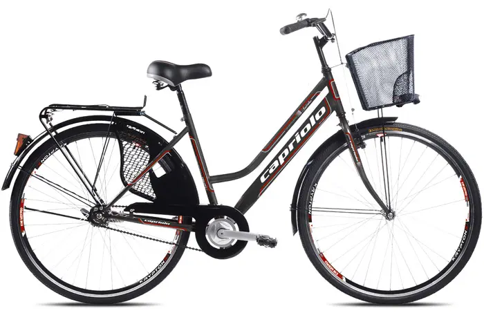 Bicikl Capriolo Amsterdam Lady 28HT grafit crvena 914282-18