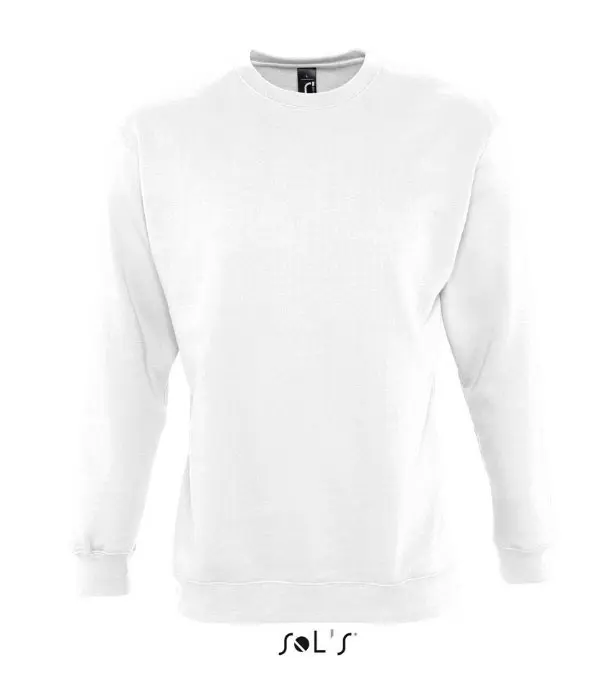 Sols Unisex dukserica New Supreme White veličina L 13250