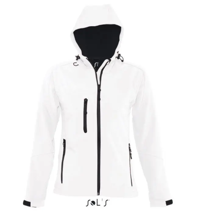 Sols Ženska Softshell jakna sa kapuljačom Replay White veličina S 46802