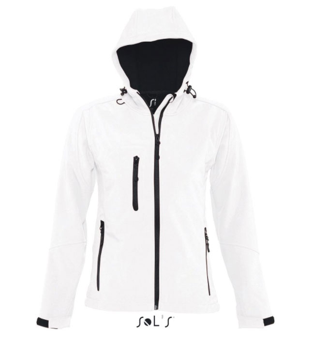 Sols Ženska Softshell jakna sa kapuljačom Replay White veličina M 46802
