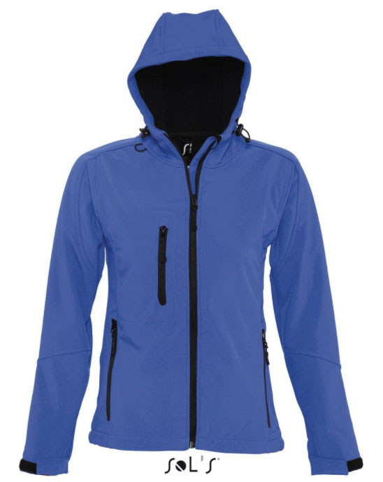 Sols Ženska Softshell jakna sa kapuljačom Replay Blue veličina M 46802