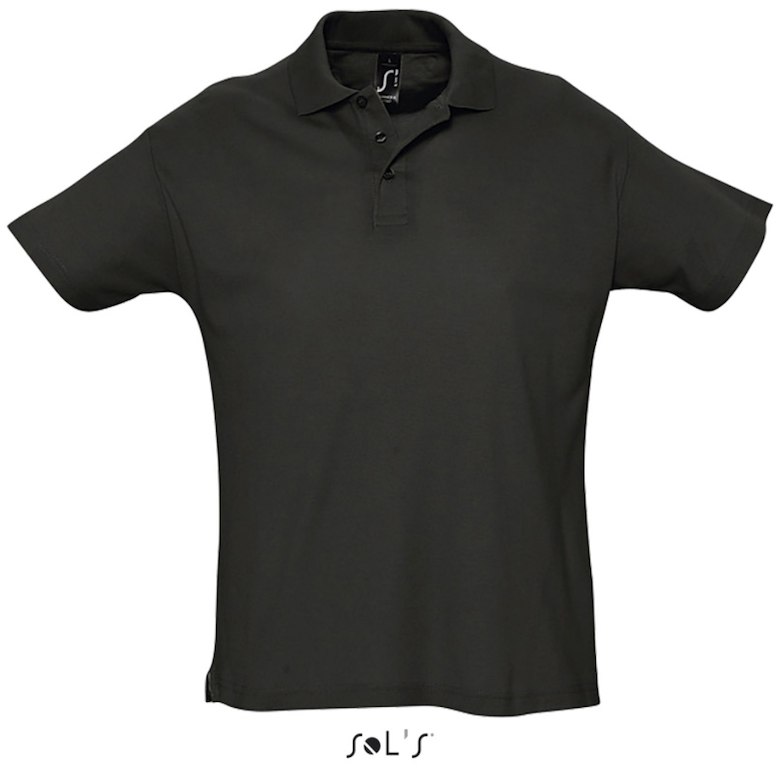 Sols Muška polo majica Summer II Black veličina L 11342