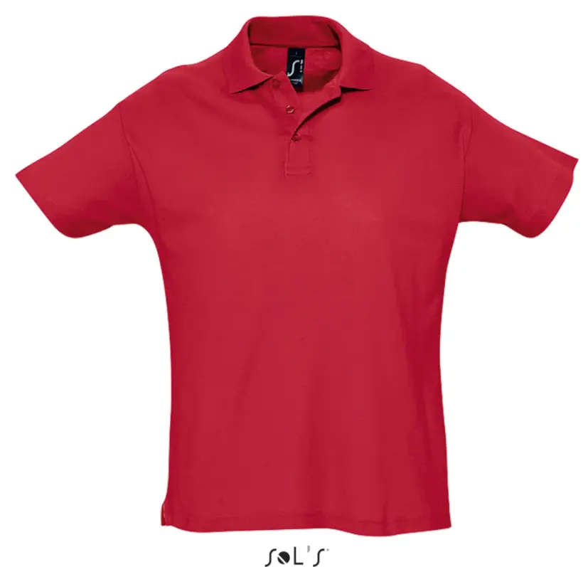 Sols Muška polo majica Summer II Red veličina S 11342