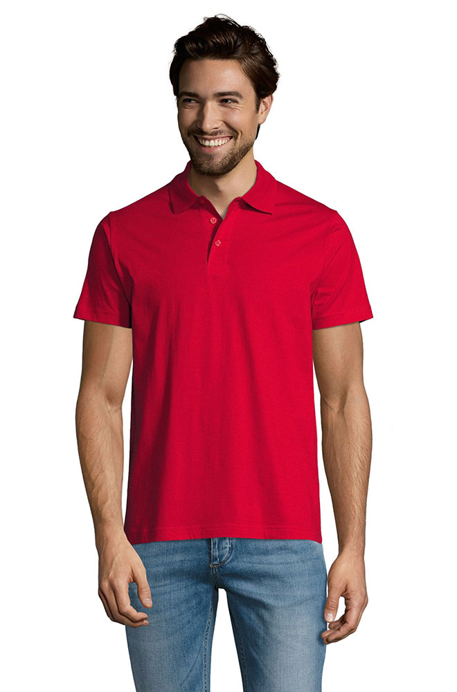 Sols Polo majica Precsott Red veličina 3XL 11377
