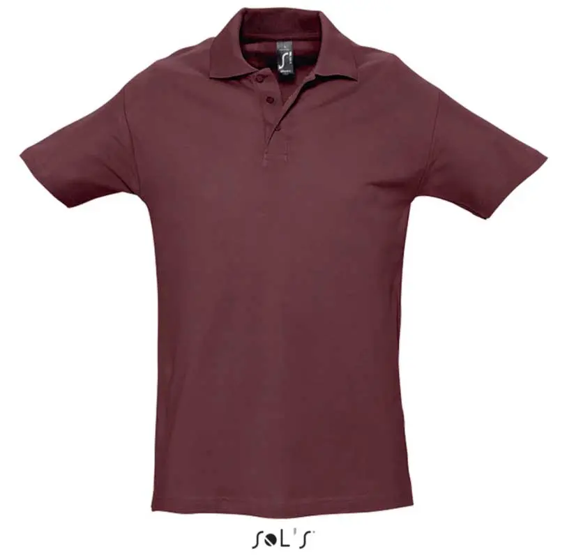 Sols Polo majica za muškarce Spring II Burgundy veličina M 11362