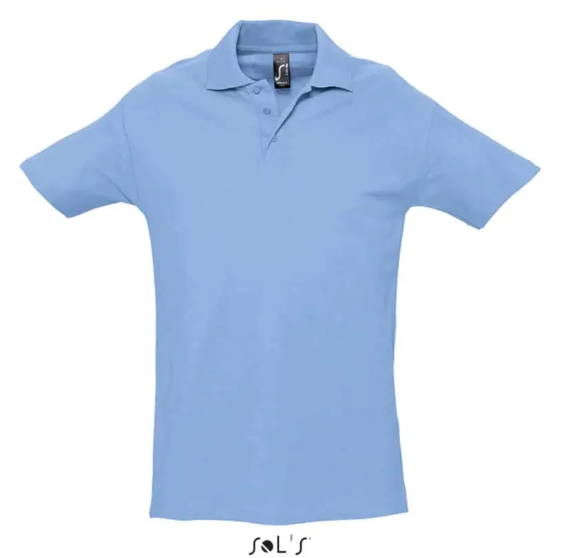 Sols Polo majica za muškarce Spring II Sky Blue veličina XL 11362