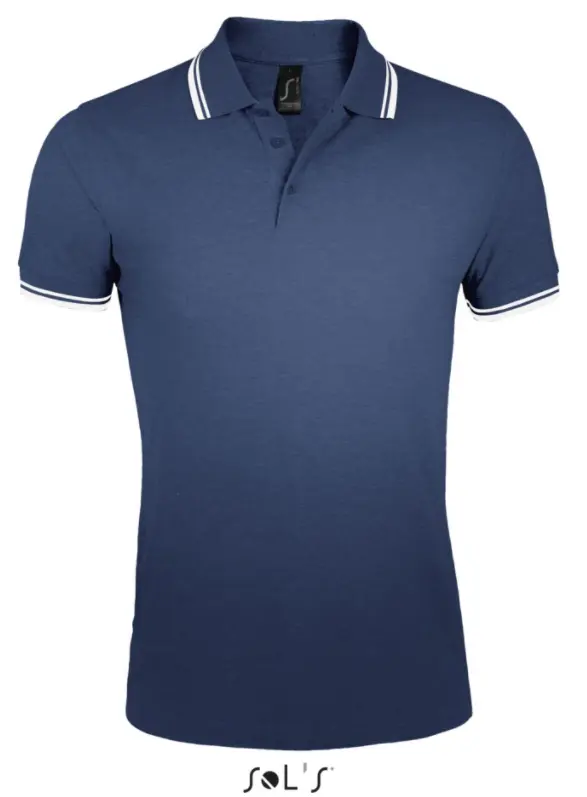 Polo majica za muškarce veličina XXL Sols Pasadena French Navy/White 00577