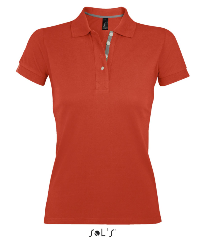 Sols Ženska majica sa kragnom i kratkim rukavima vel. XS Portland Women Burnt Orange 00575