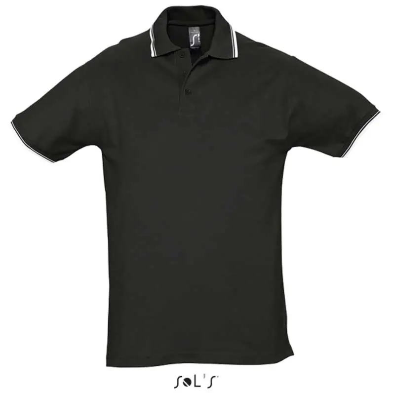 Muška polo majica Sols Practice Black veličina XXL 11365