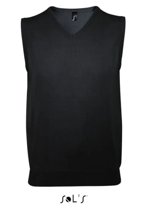 Sols Unisex prsluk Gentleman Black veličina XS 00591