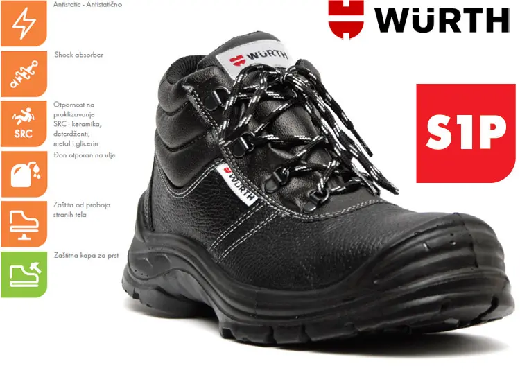 Wurth Bezbednosne cipele Pegazus S1P duboke vel. 41