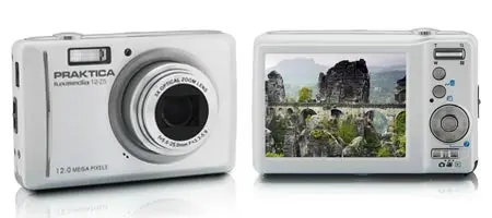 Praktica Luxmedia 12 Z5 digitalni fotoaparat srebrni