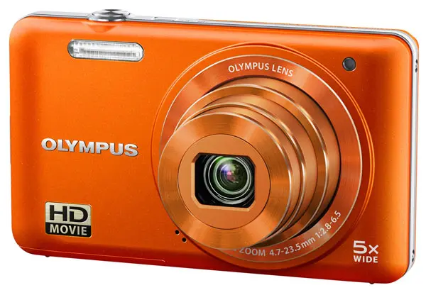 Olympus kompaktni digitalni fotoaparat VG-160 narandžasti