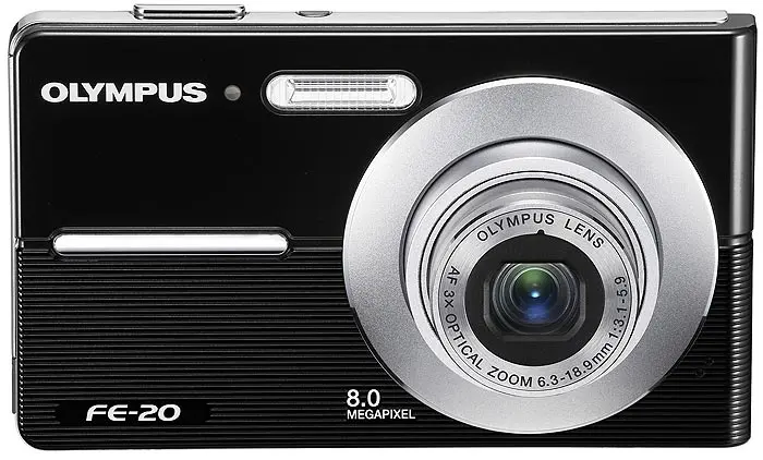 Olympus FE-20 - digitalni fotoaparat - 8 MP Black