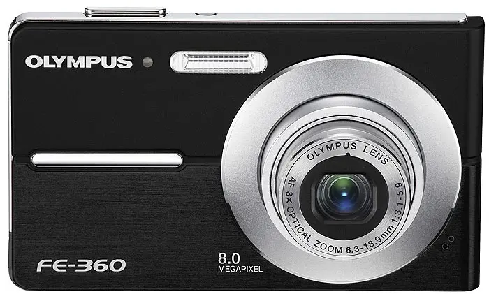 Olympus FE-360 - 3x optički zum, 8 MP - Black